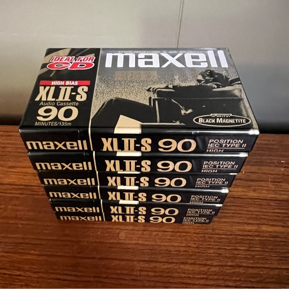 Maxell | Media | 6 Unopened Maxell Xliis 9 Audio Cassette Tapes | Poshmark